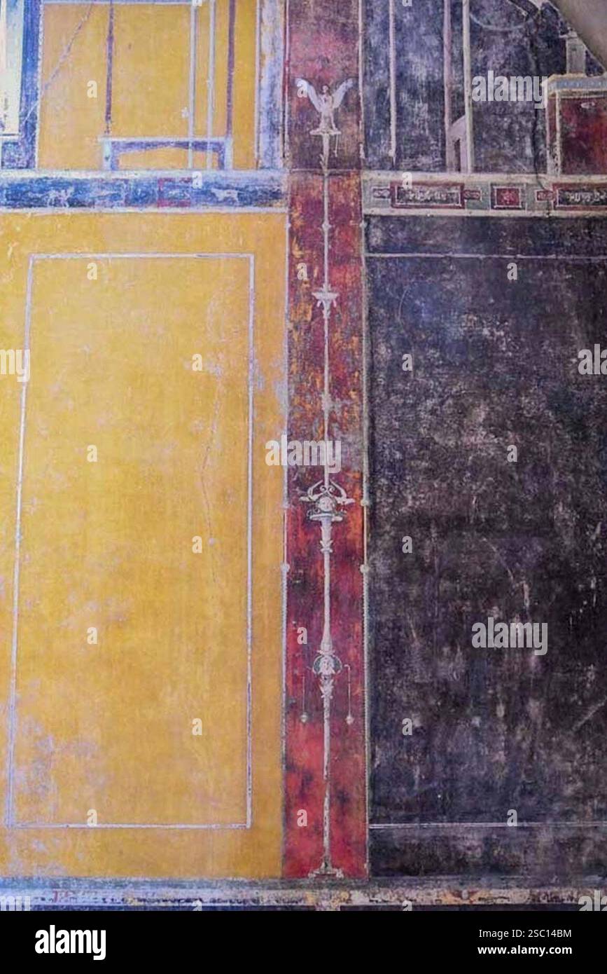 House of Marcus Lucretius Fronto Pompeii 2018 Room ‘g’, east wall at ...