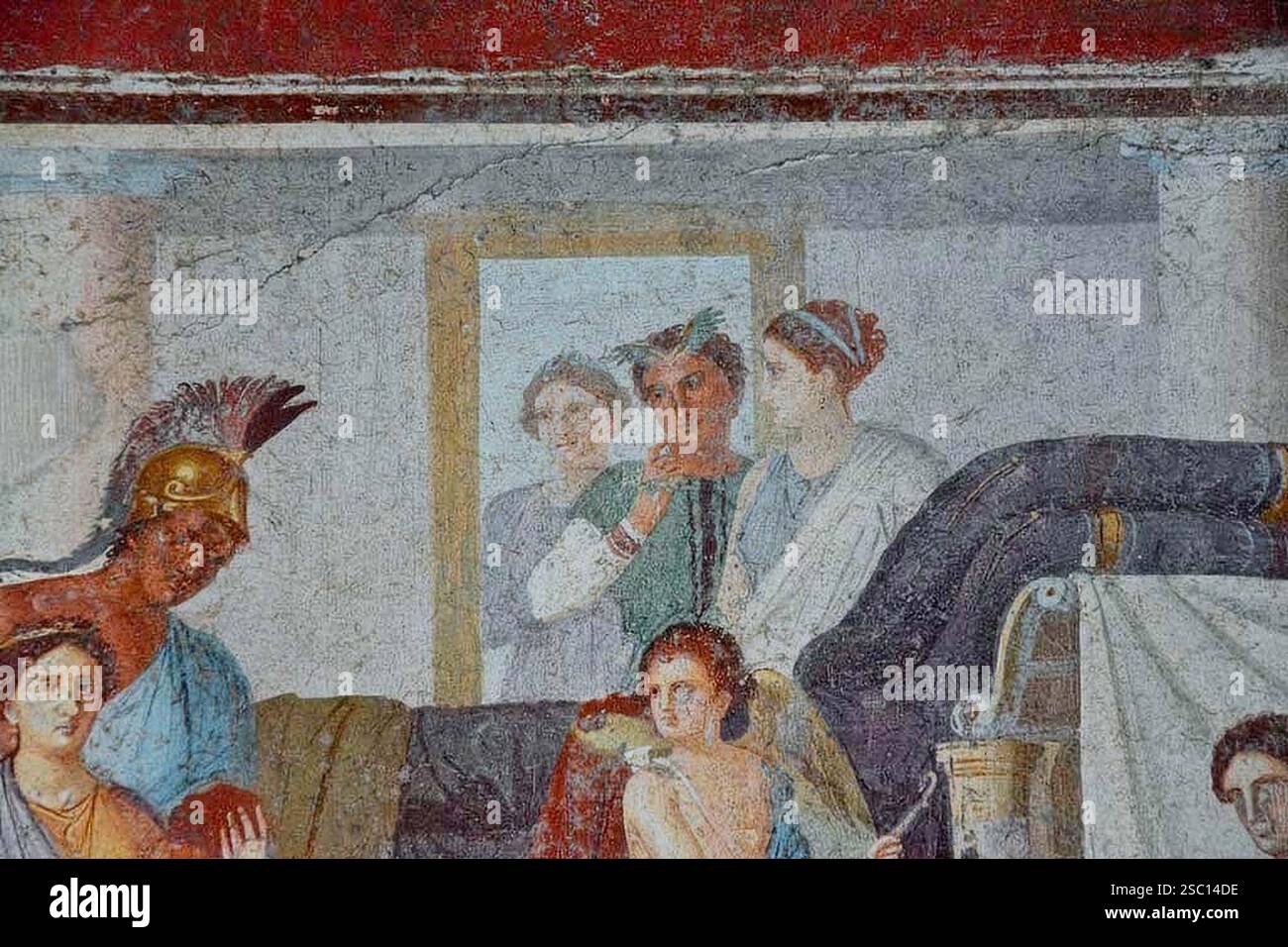 House of Marcus Lucretius Fronto Pompeii 2018 Room ‘h’, detail from ...