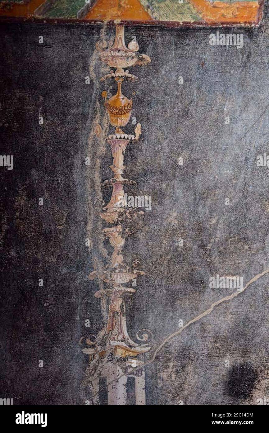 House of Marcus Lucretius Fronto Pompeii 2018 Room ‘h’, detail of ...