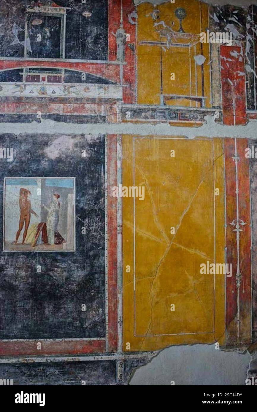 House of Marcus Lucretius Fronto Pompeii 2018 Room ‘g’, west wall ...