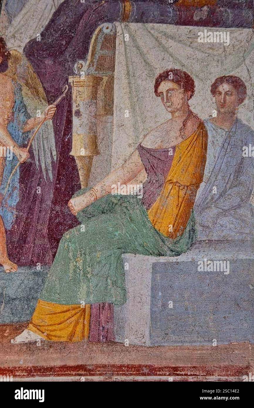 House of Marcus Lucretius Fronto Pompeii 2018 Room ‘h’, detail from ...