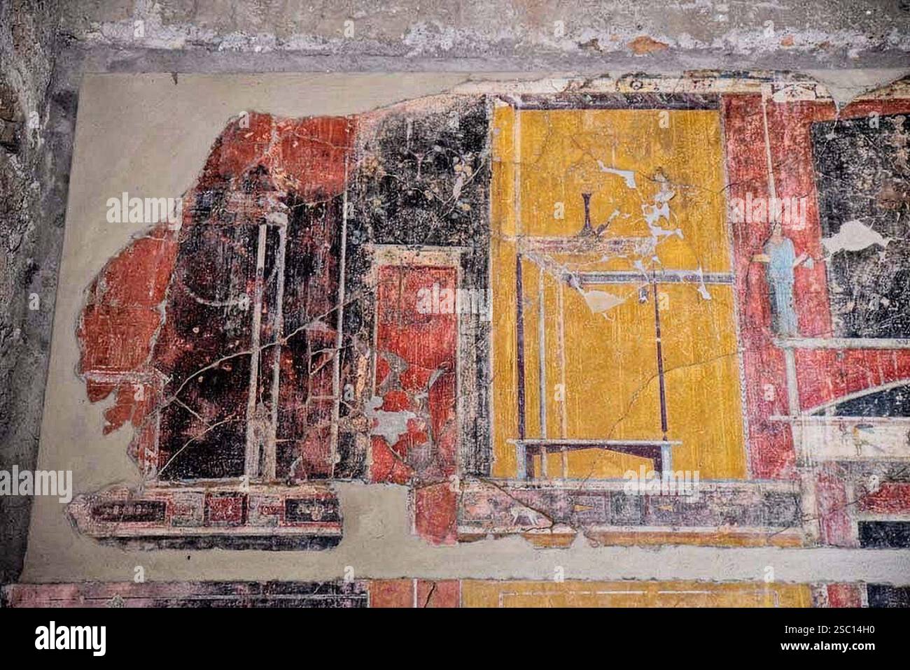 House of Marcus Lucretius Fronto Pompeii 2018 Room 'g', upper west wall ...