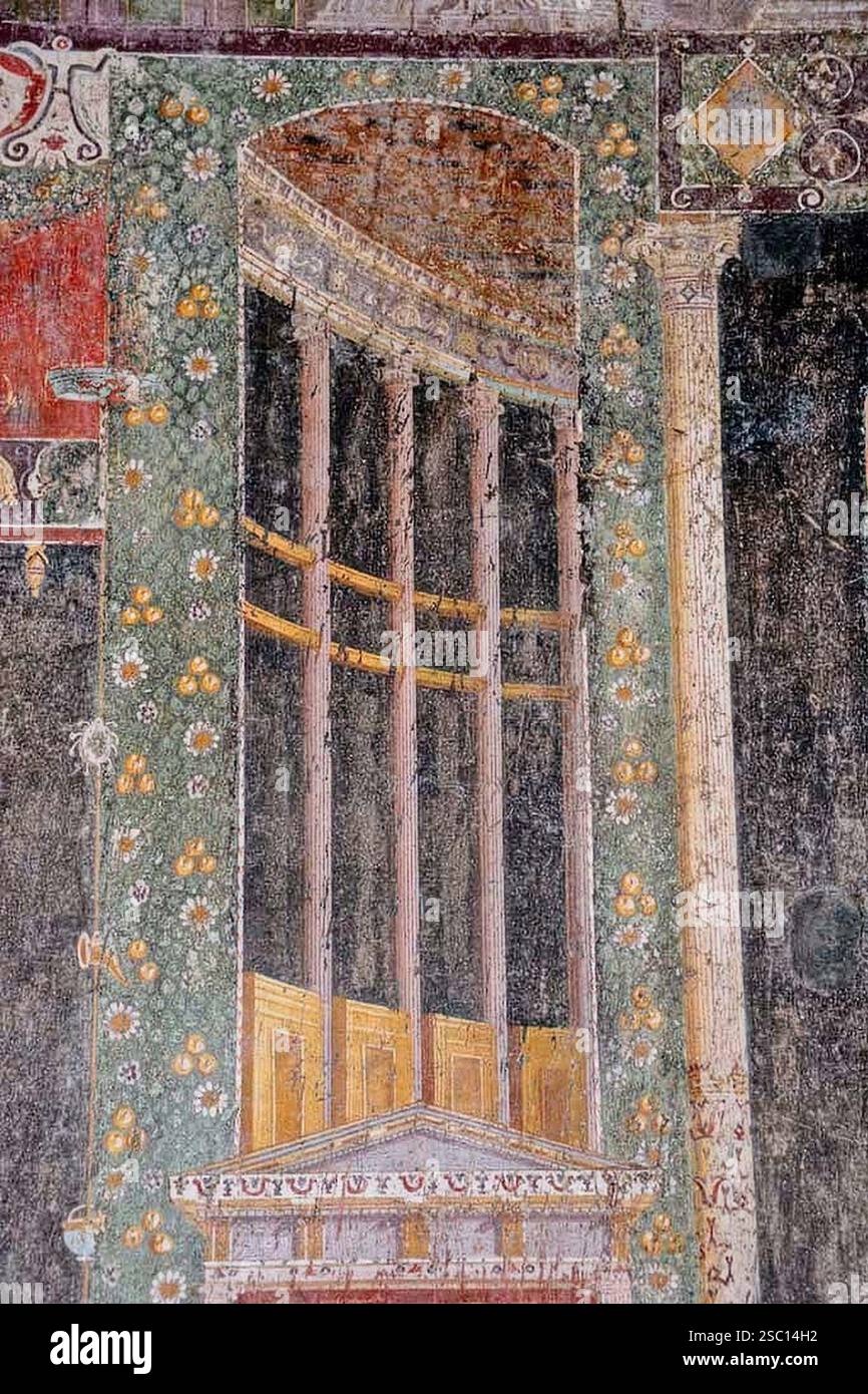 House of Marcus Lucretius Fronto Pompeii 2018 Room 'h', detail from the ...