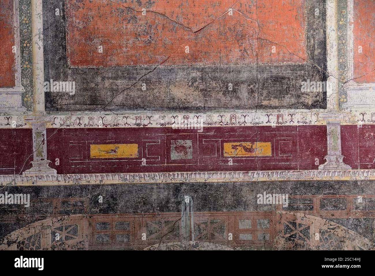 House of Marcus Lucretius Fronto Pompeii 2018 Room 'h', detail from ...