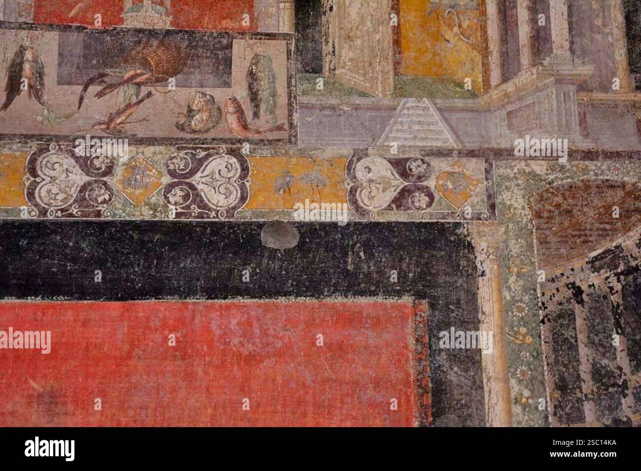 House of Marcus Lucretius Fronto Pompeii 2018 Room 'h', detail from ...