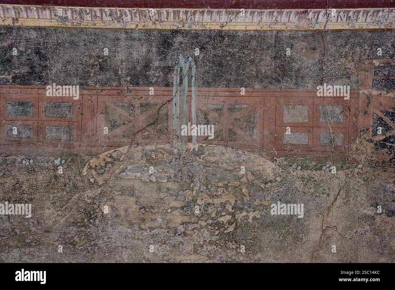 House of Marcus Lucretius Fronto Pompeii 2018 Room 'h', detail of ...
