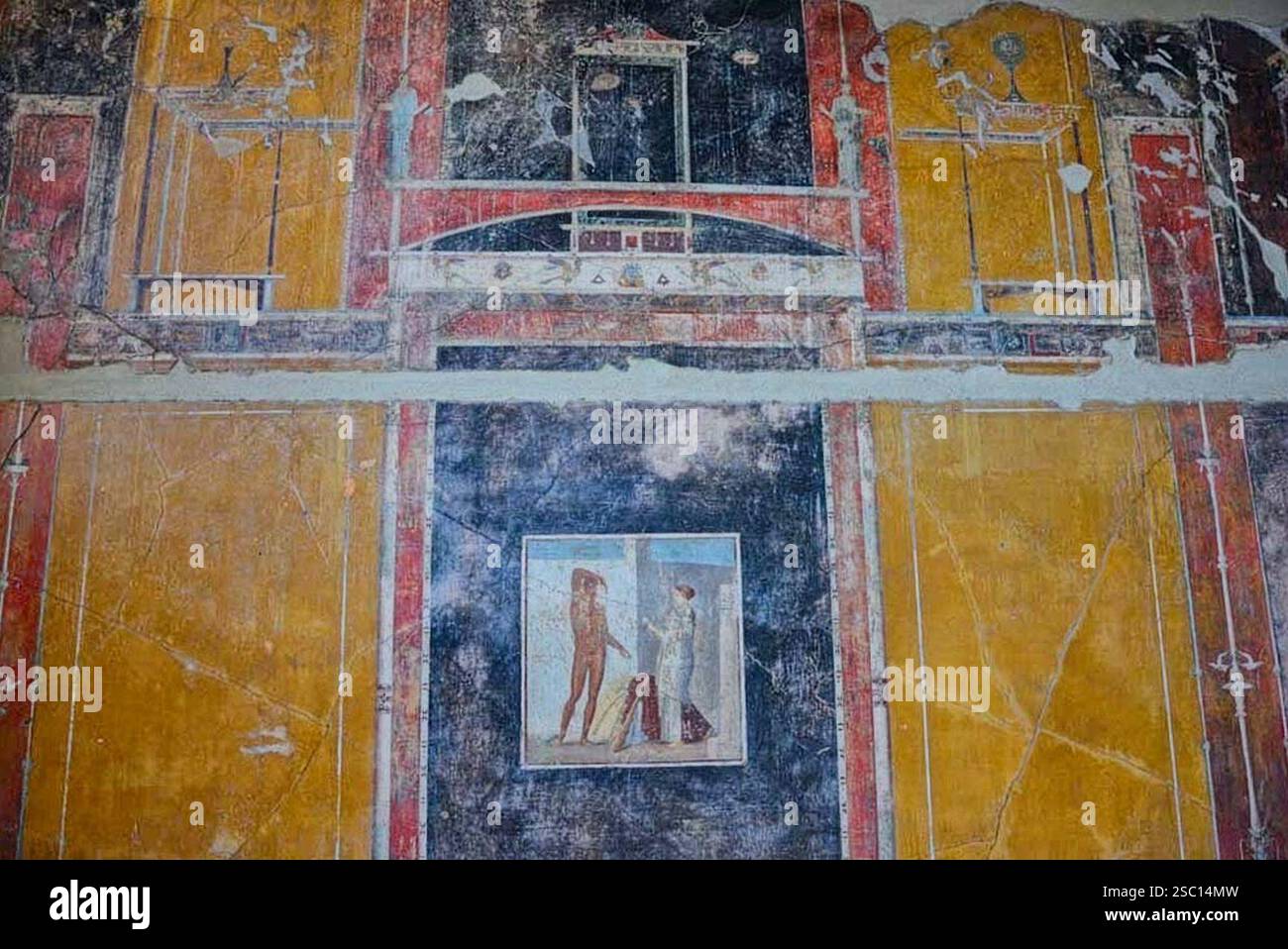 House of Marcus Lucretius Fronto Pompeii 2019 Room ‘g’, centre of west ...