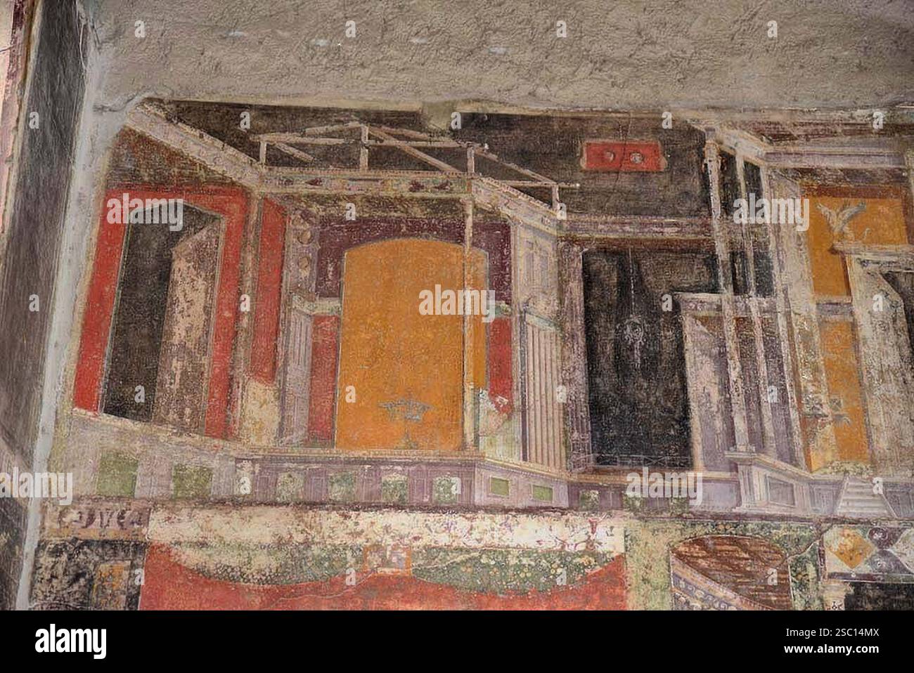 House of Marcus Lucretius Fronto Pompeii 2018 Room 'h', upper north ...