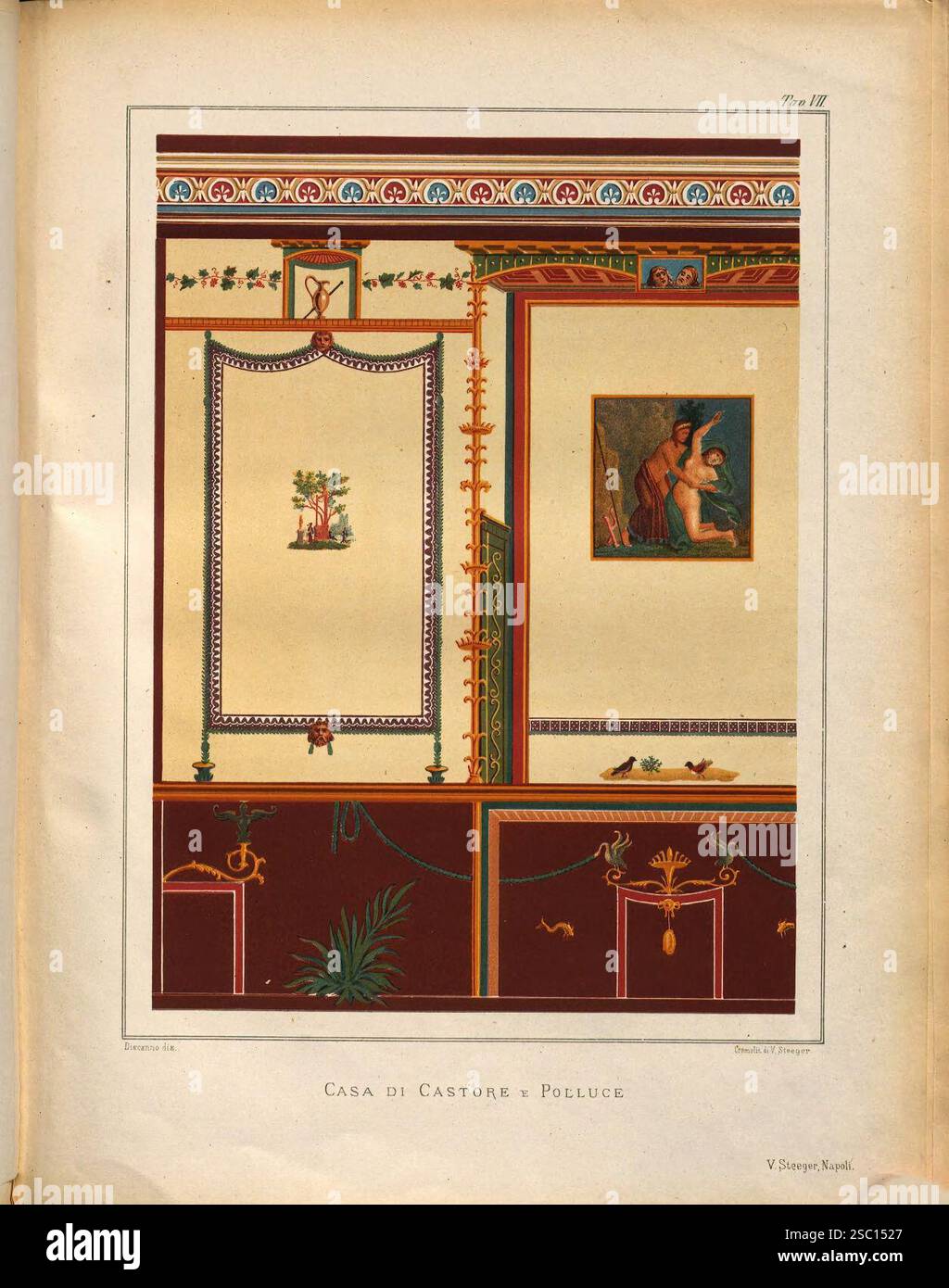 House of the Dioscuri (House of Castor and Pollux) Pompeii VI 9,6 Stock ...