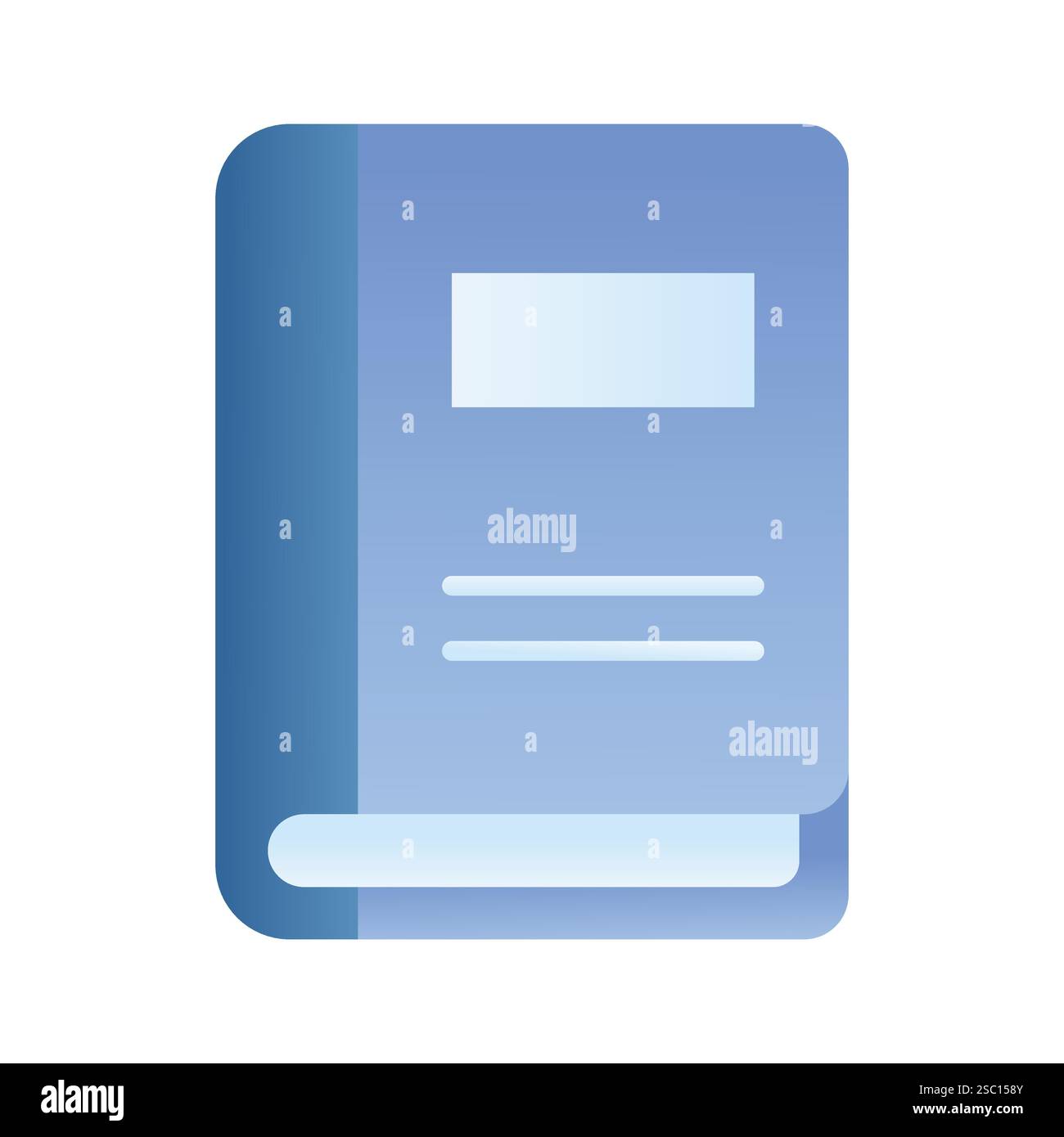 Download this amazing icon of book, isolated on white background Stock ...