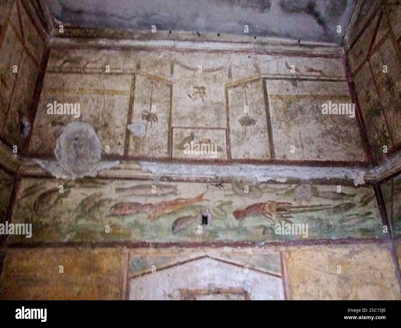 House of the Vettii VI 15,1 Pompeii 2006 Upper east wall with frieze ...