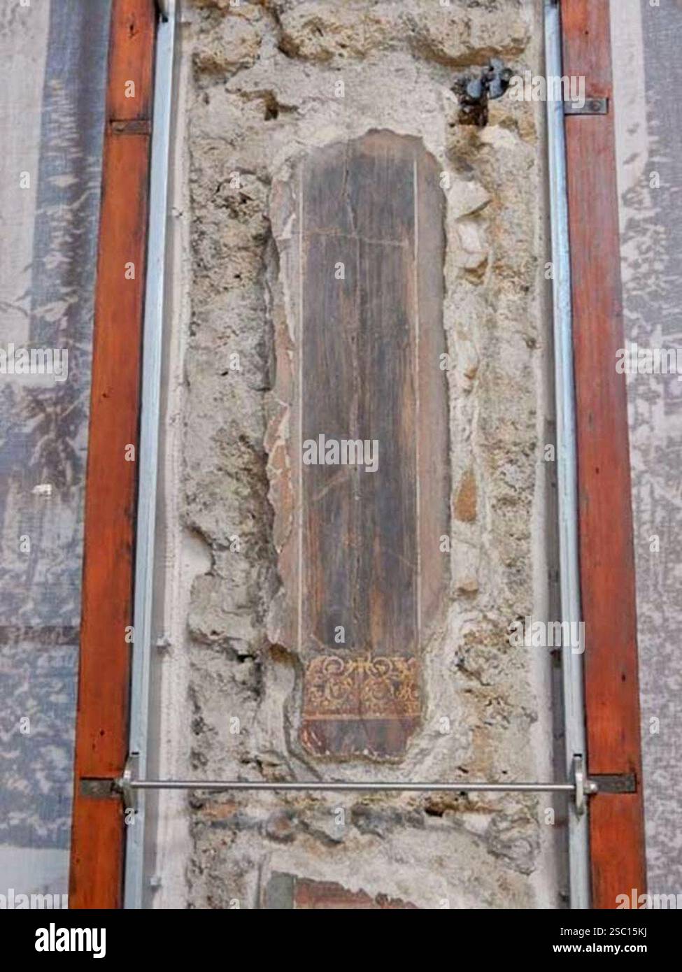 House of the Vettii VI 15,1 Pompeii 2017 Detail of painted panel on ...