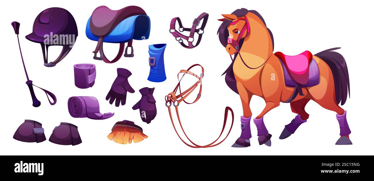 Bridle cloth Stock Vector Images - Alamy