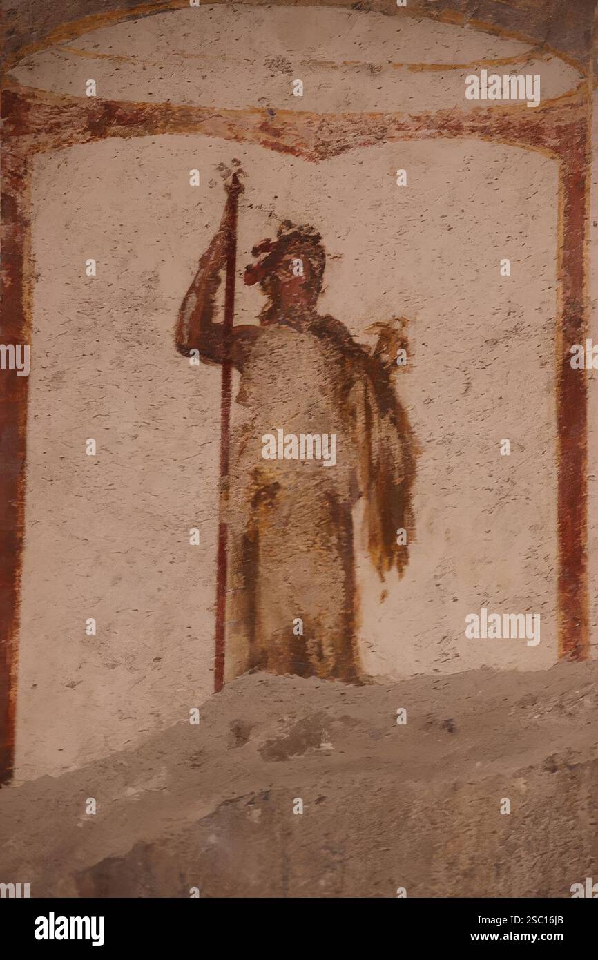 House of the Vettii VI 15,1 Pompeii 2023 White cubiculum “u”, central ...