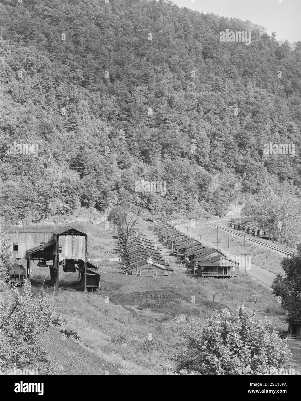 Houses for miners owned by Mrs. S. E. Bennett, Harlan, Kentucky. This ...