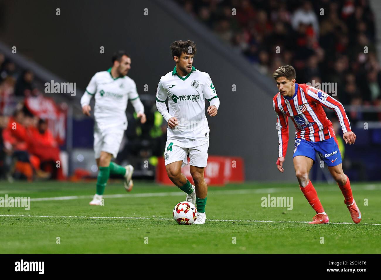 Madrid, Spain. 4th Feb, 2025. Juan Bernat (Getafe) Football/Soccer ...