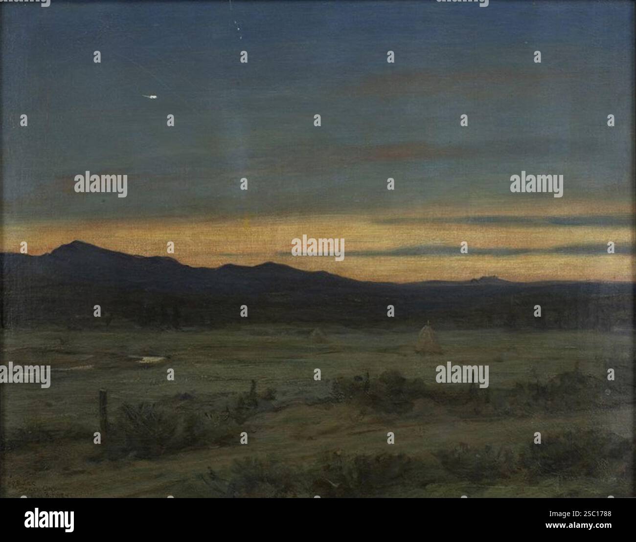 Howard Russell Butler - Approach of the Moon's Shadow Stock Photo - Alamy