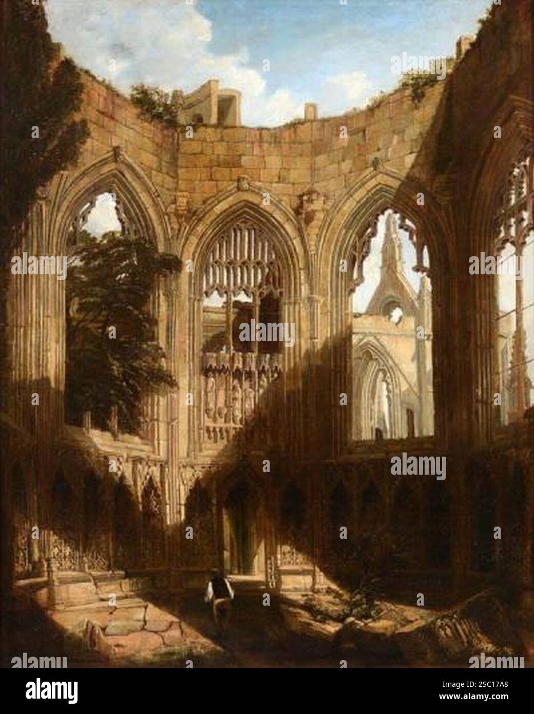 Howden Abbey by William Richardson (22 Stock Photo - Alamy