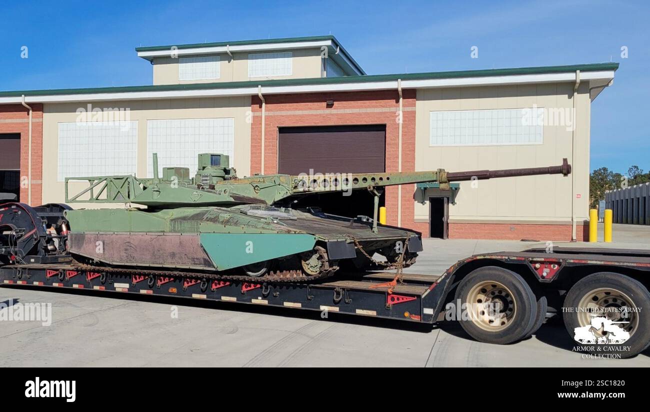 HSTV-L arrives at U.S. Army Armor & Cavalry Collection Stock Photo - Alamy