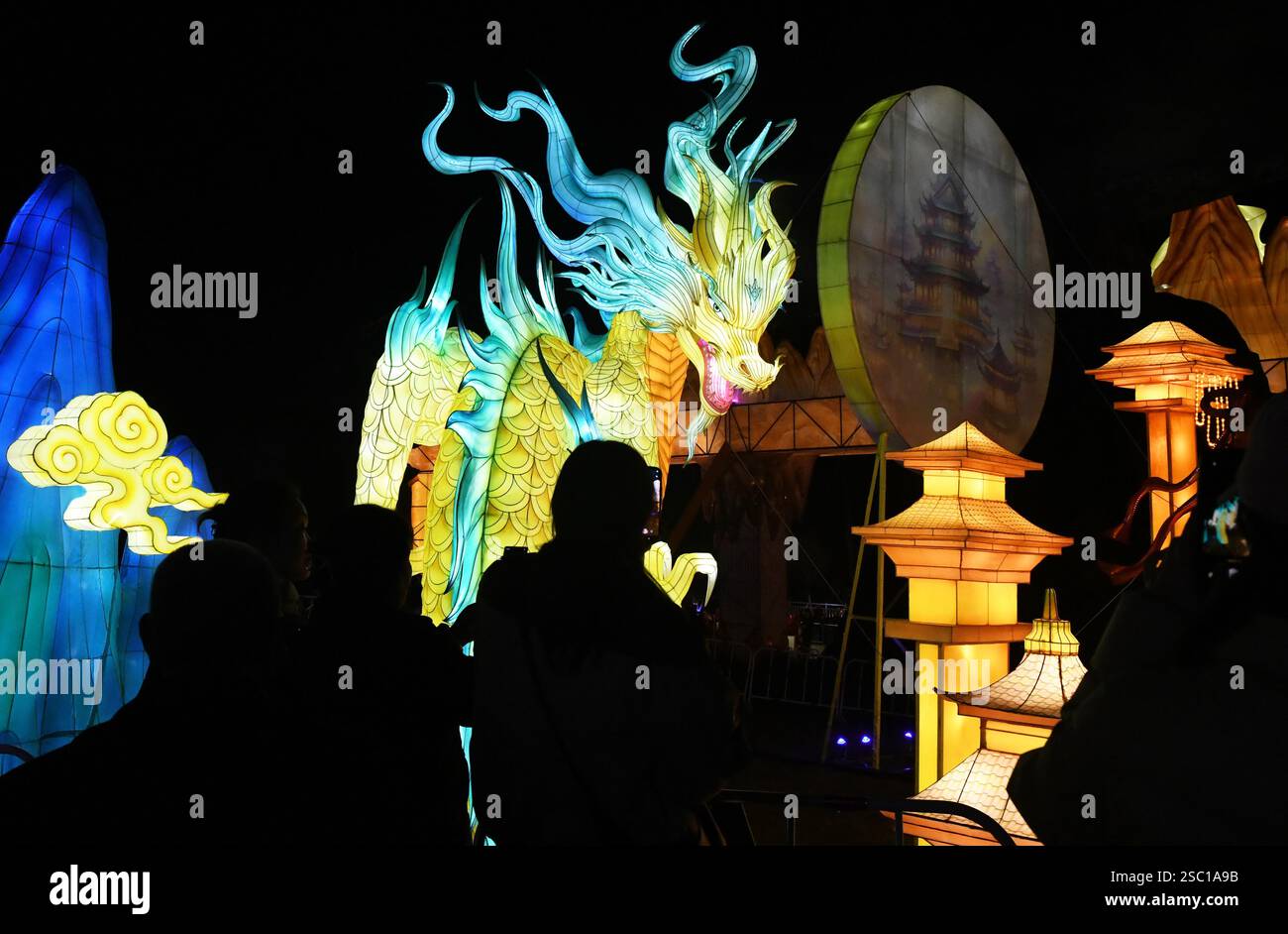 **CHINESE MAINLAND, HONG KONG, MACAU AND TAIWAN OUT** A digital lantern ...
