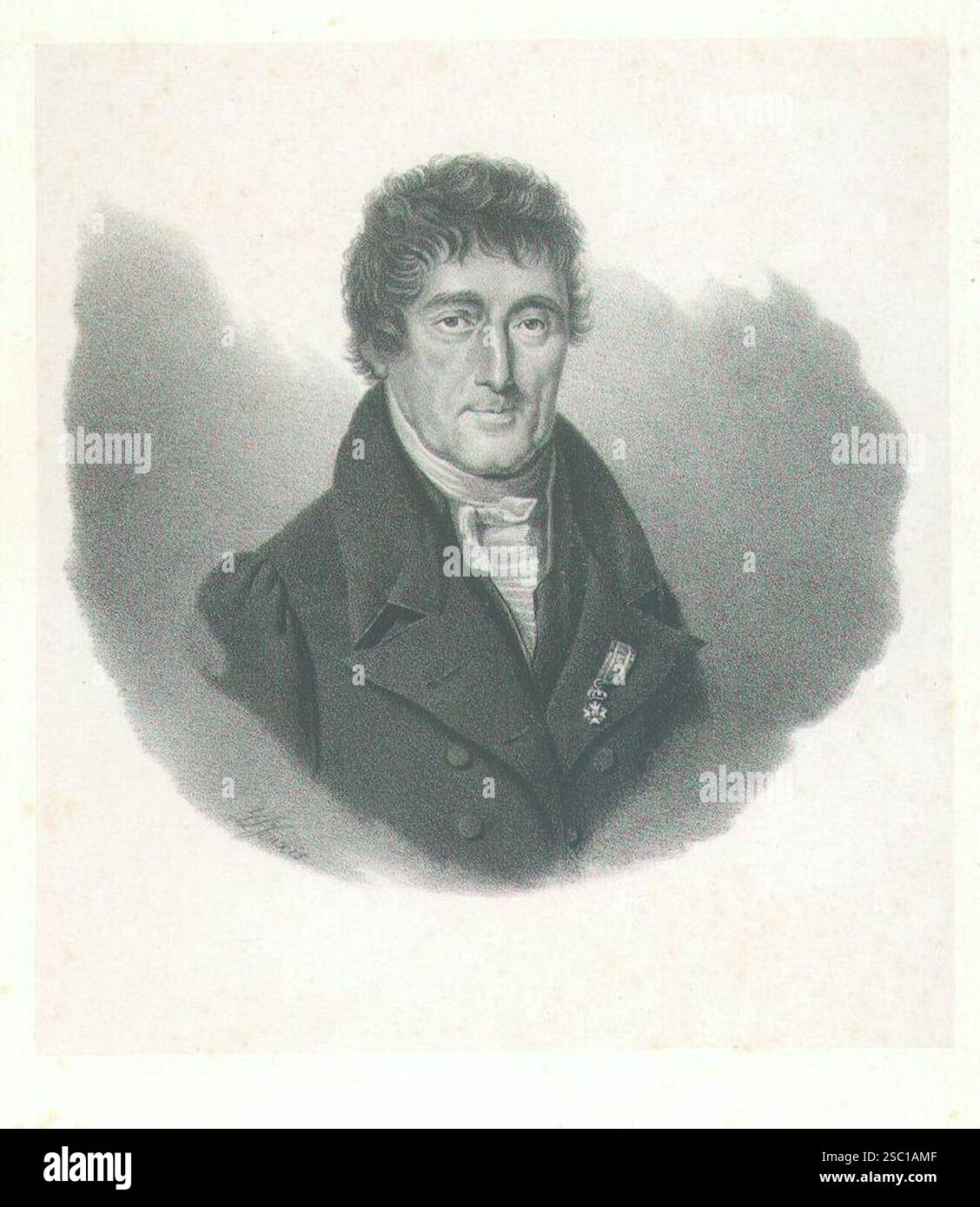 Portret van H Bouman geboren 1789 hoogleraar in de theologie aan de ...