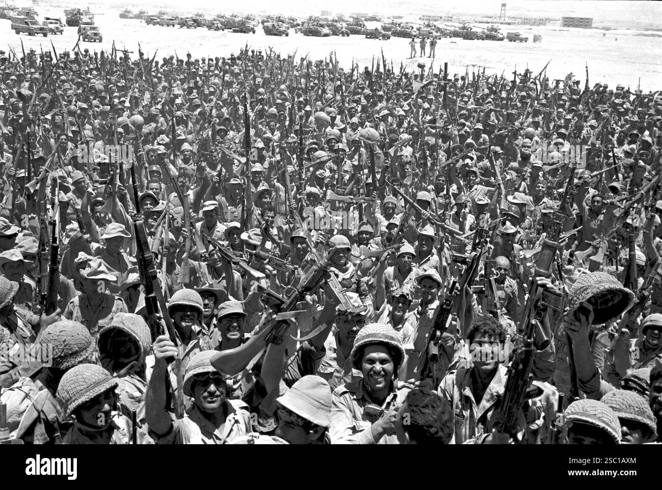 FILE - This photo shows jubilant Israeli troops in Sinai, Egypt, during ...