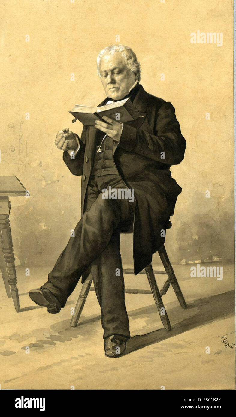 Portret van FA ridder van Rappard geboren Utrecht 24 april 1793 ...