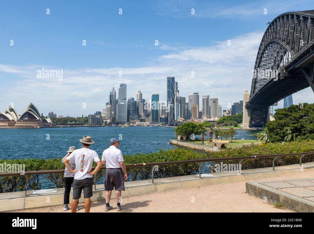 Sydney cityscape and skyline with Sydney Opera house, harbour and ...