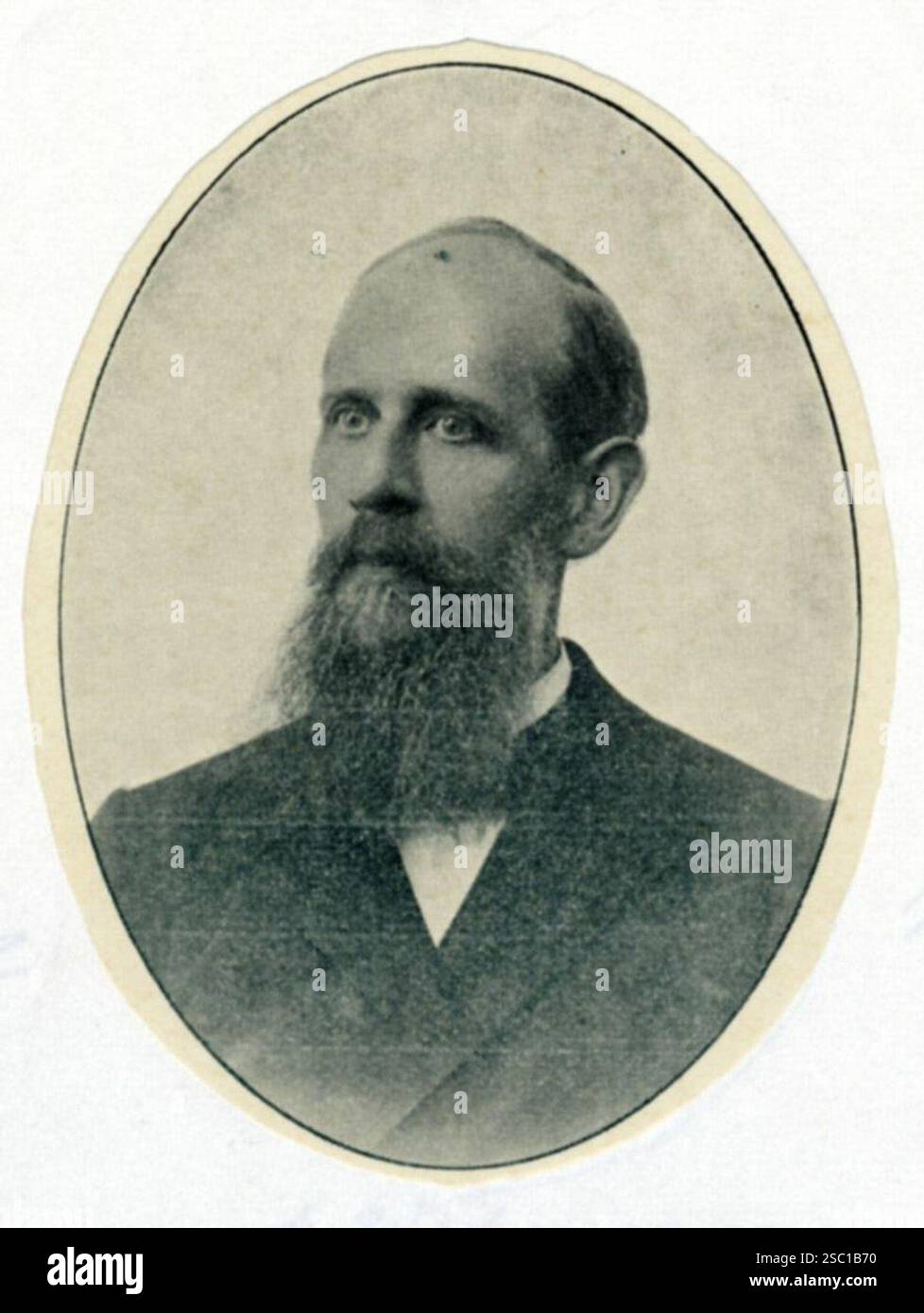 Portret van CEA Wichmann geboren 1851 hoogleraar in de wis en ...