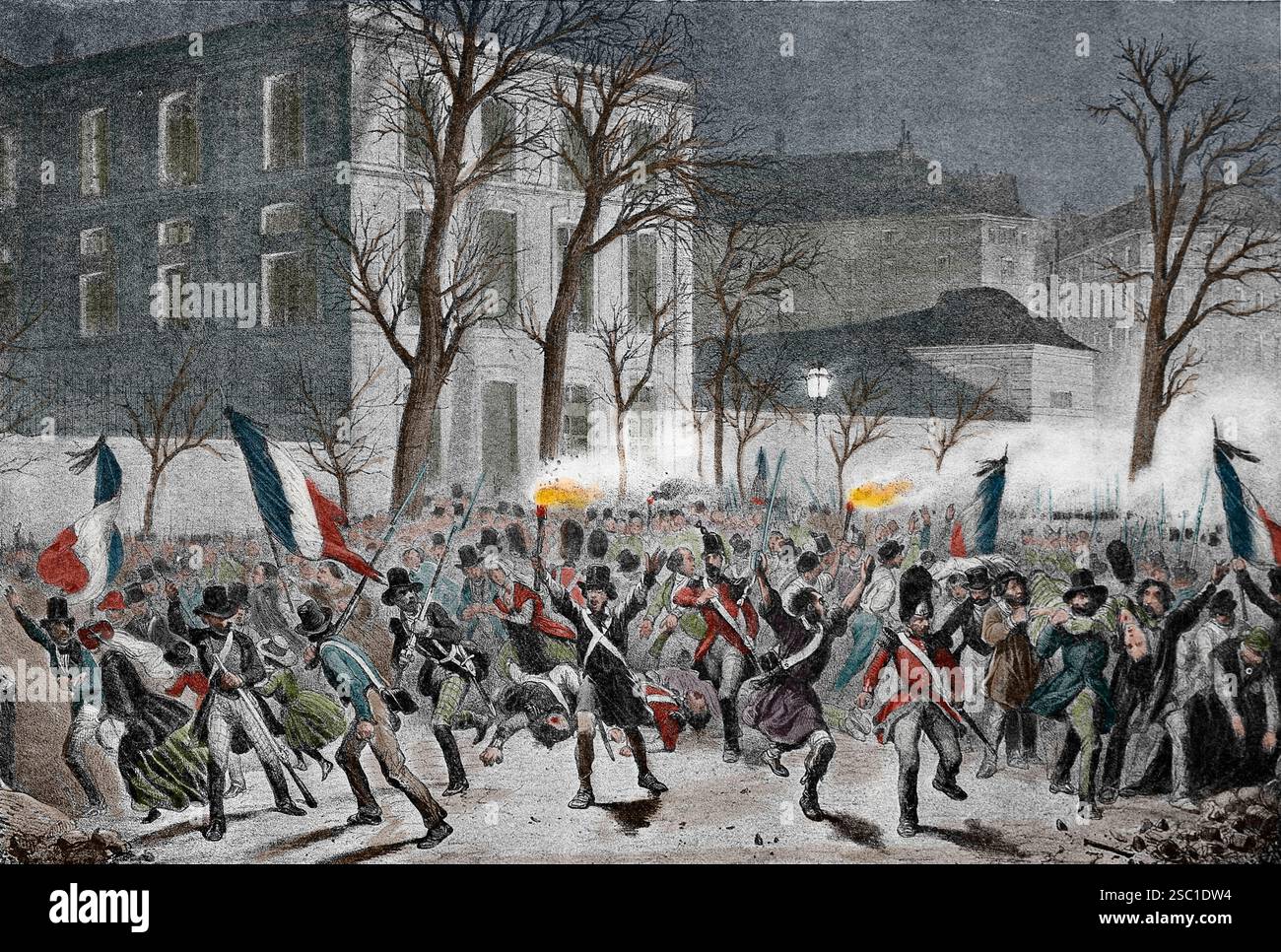 "To arms!.. We are betray'd!.." 1848 Revolution. Paris. France ...