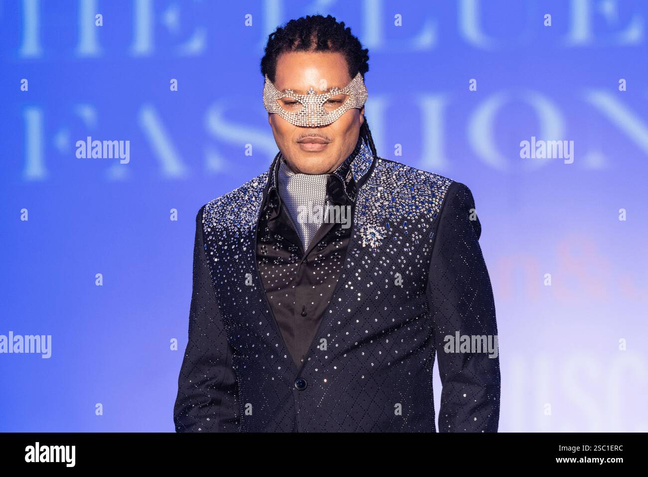 New York, United States. 04th Feb, 2025. Ty-Ron Mayes wearing Barabas ...