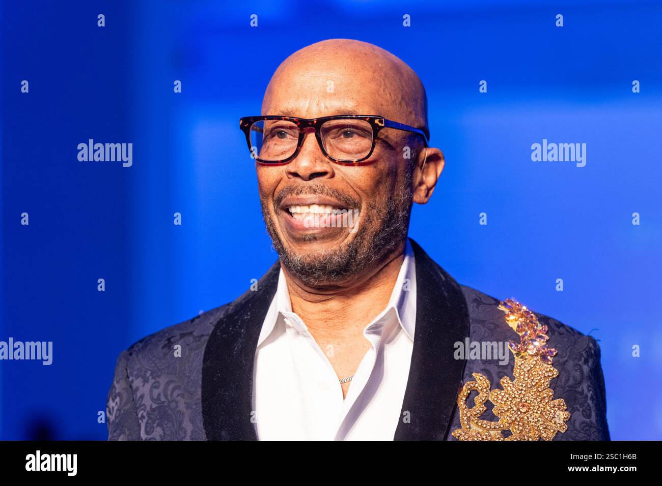 New York, United States. 04th Feb, 2025. Dr. Errol Mallett wearing Elie ...