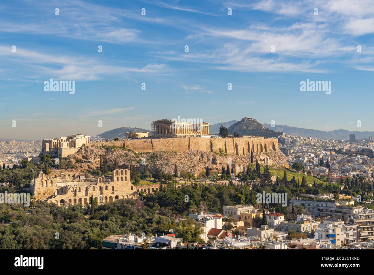 The Acropolis in Athens, Greece on sunny day Stock Photo - Alamy