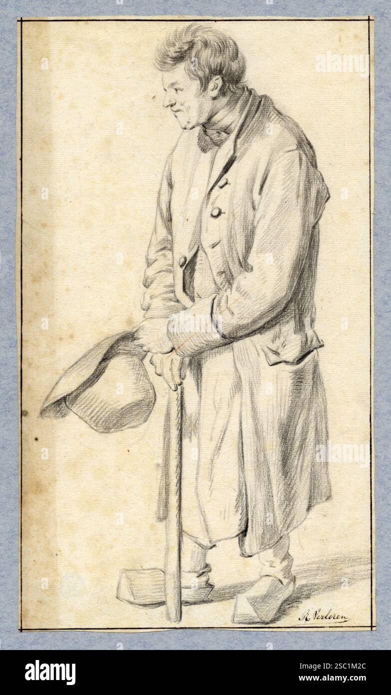 Portret van een onbekende man met de bijnaam Doove Kooltje geboorte en ...