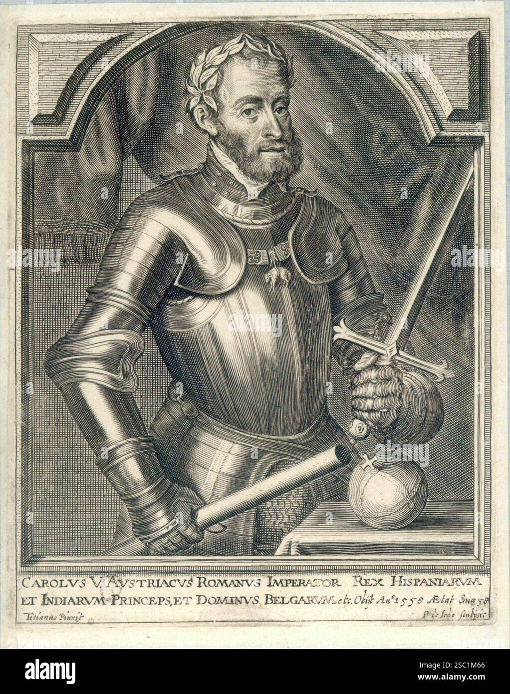 Portret van Keizer Karel V van Habsburg geboren 1500 keizer van ...