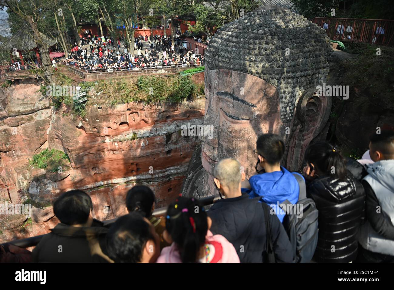 **CHINESE MAINLAND, HONG KONG, MACAU AND TAIWAN OUT** Tourists visit ...