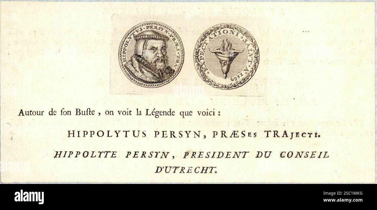 Portret van Hippolytus Persijn geboortejaar onbekend president van het ...