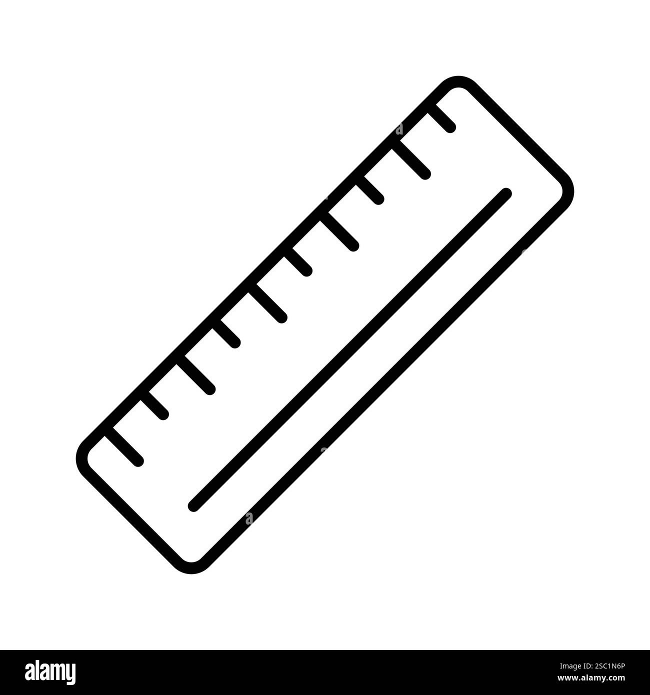 Tool for measurement or calculating length, premium icon of ruler ...