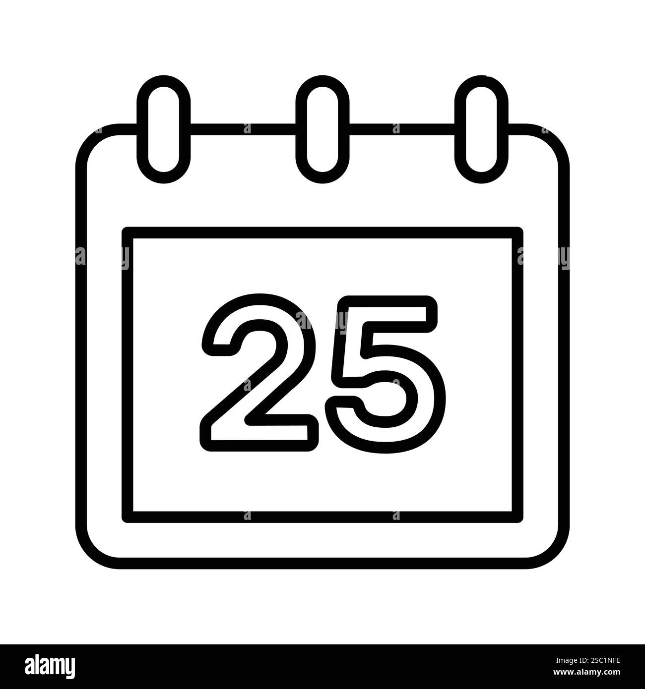 A simple and versatile calendar icon, ideal for dates, scheduling, and ...