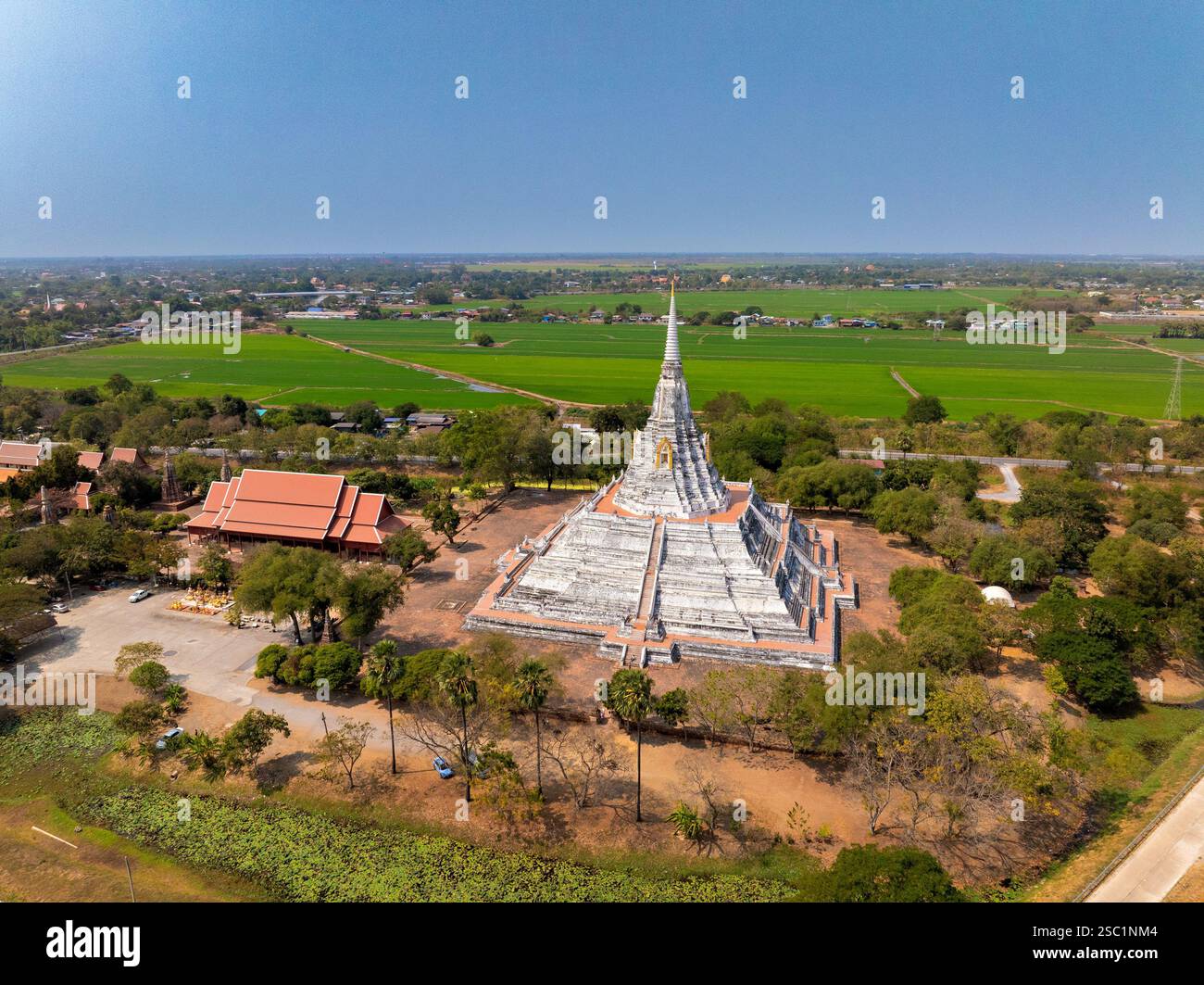 Aerial view historic city ayutthaya hi-res stock photography and images ...