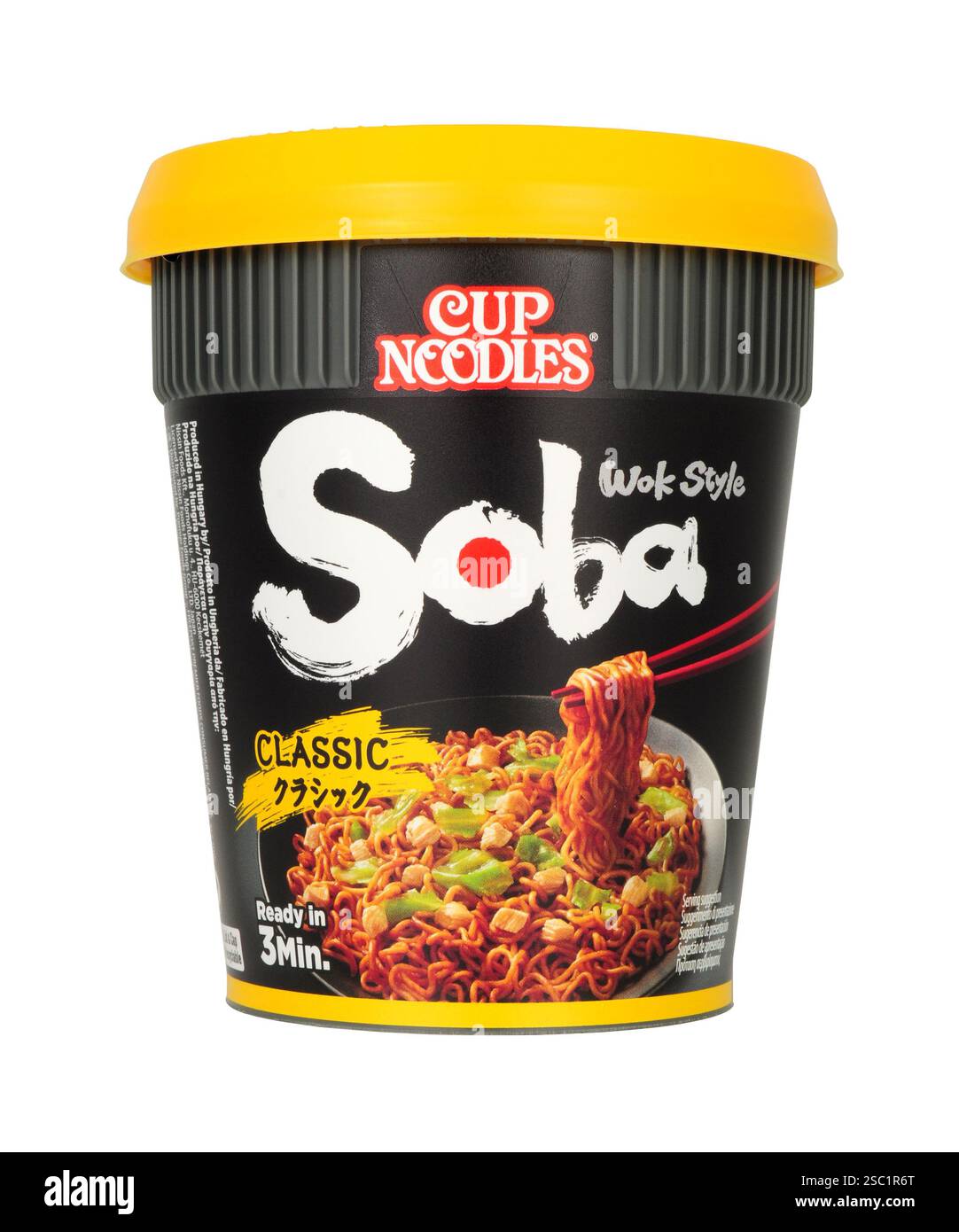 Soba cup noodles classic wok style flavour instant noodles in a 90g tub ...