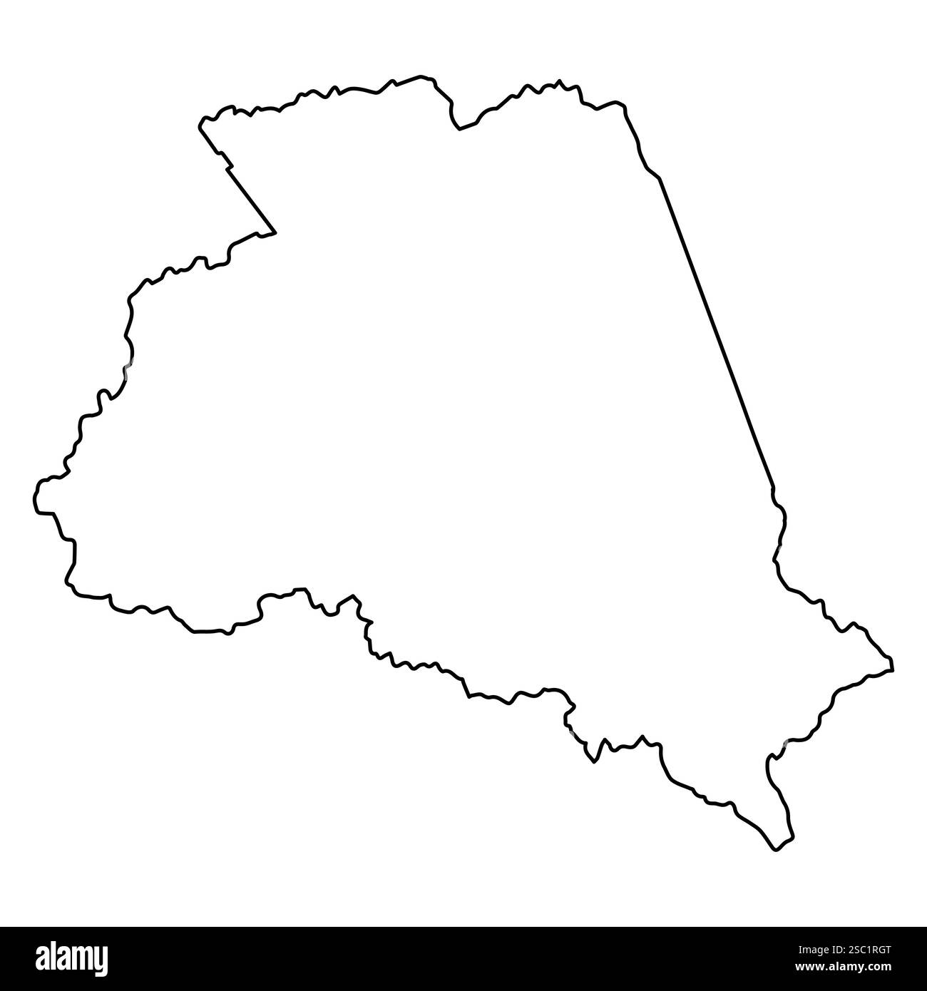 Outline Map State of Arkansas state of Arkansas USA Stock Vector Image ...