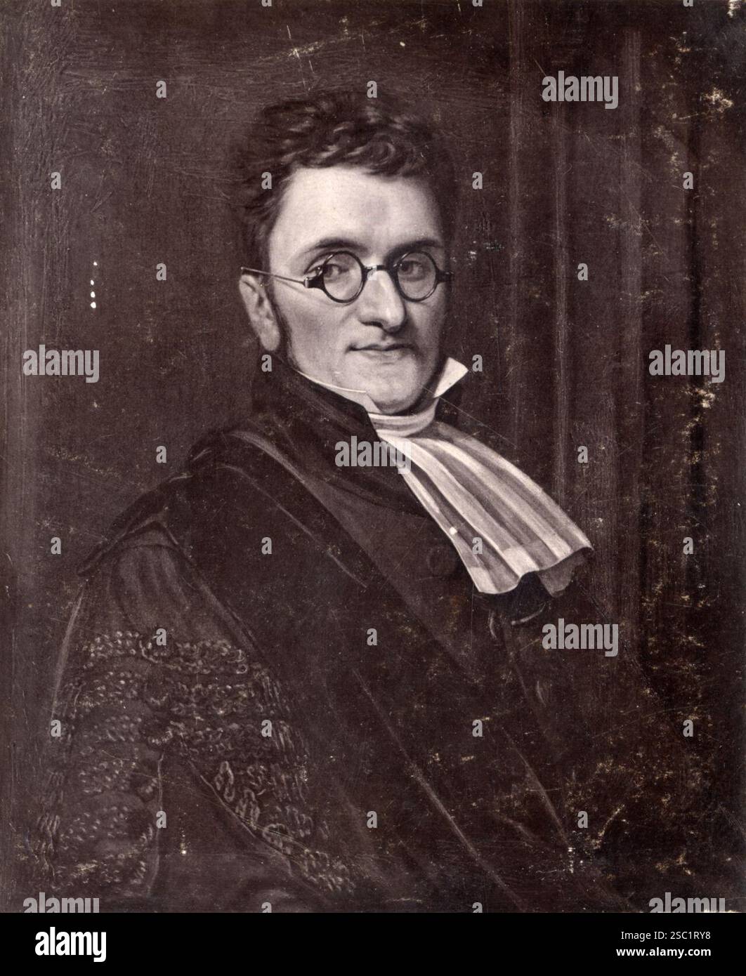 Portret van PW van Heusde geboren 1778 hoogleraar in de letterkunde aan ...