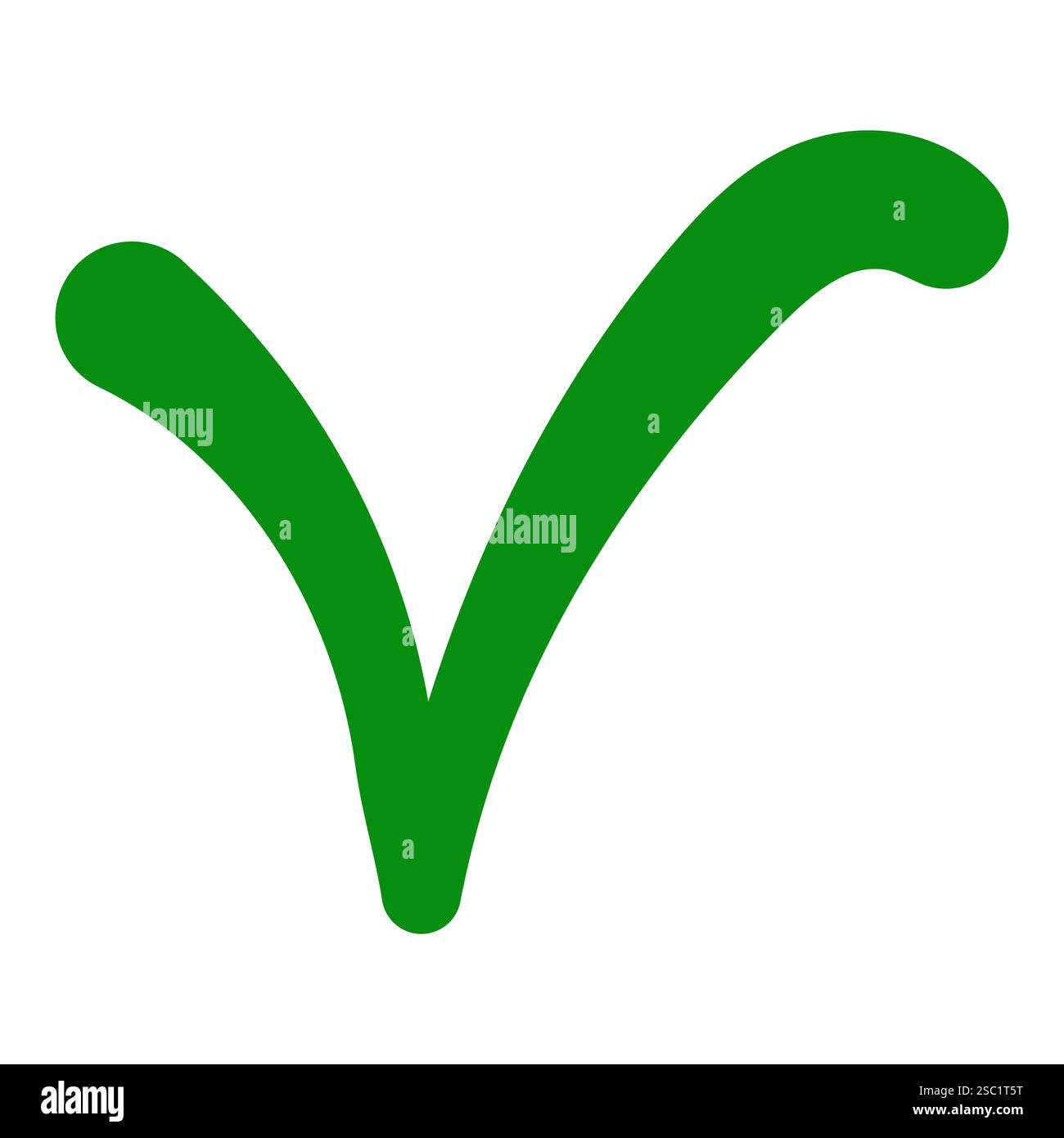 Green checkmark symbol, approval mark choice ok right positive green ...