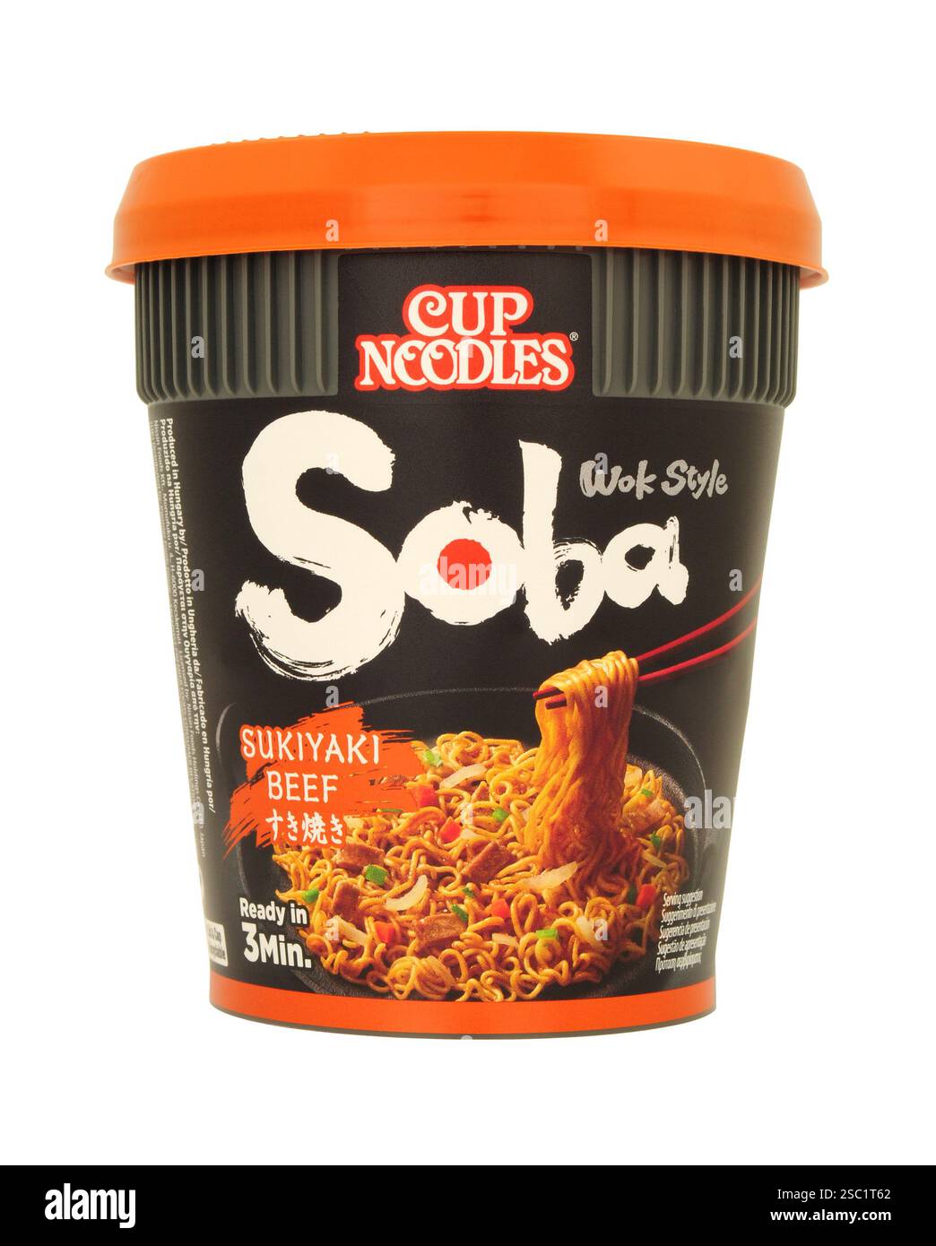 Nissin Soba cup noodles sukiyaki wok style flavour instant noodles in ...