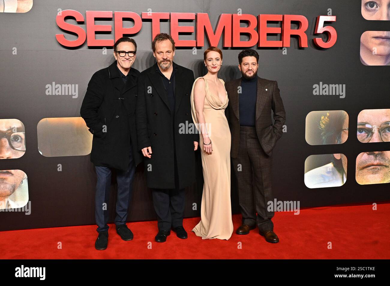 Ben Chaplin, Peter Sarsgaard, Leonie Benesch and John Magaro attends ...