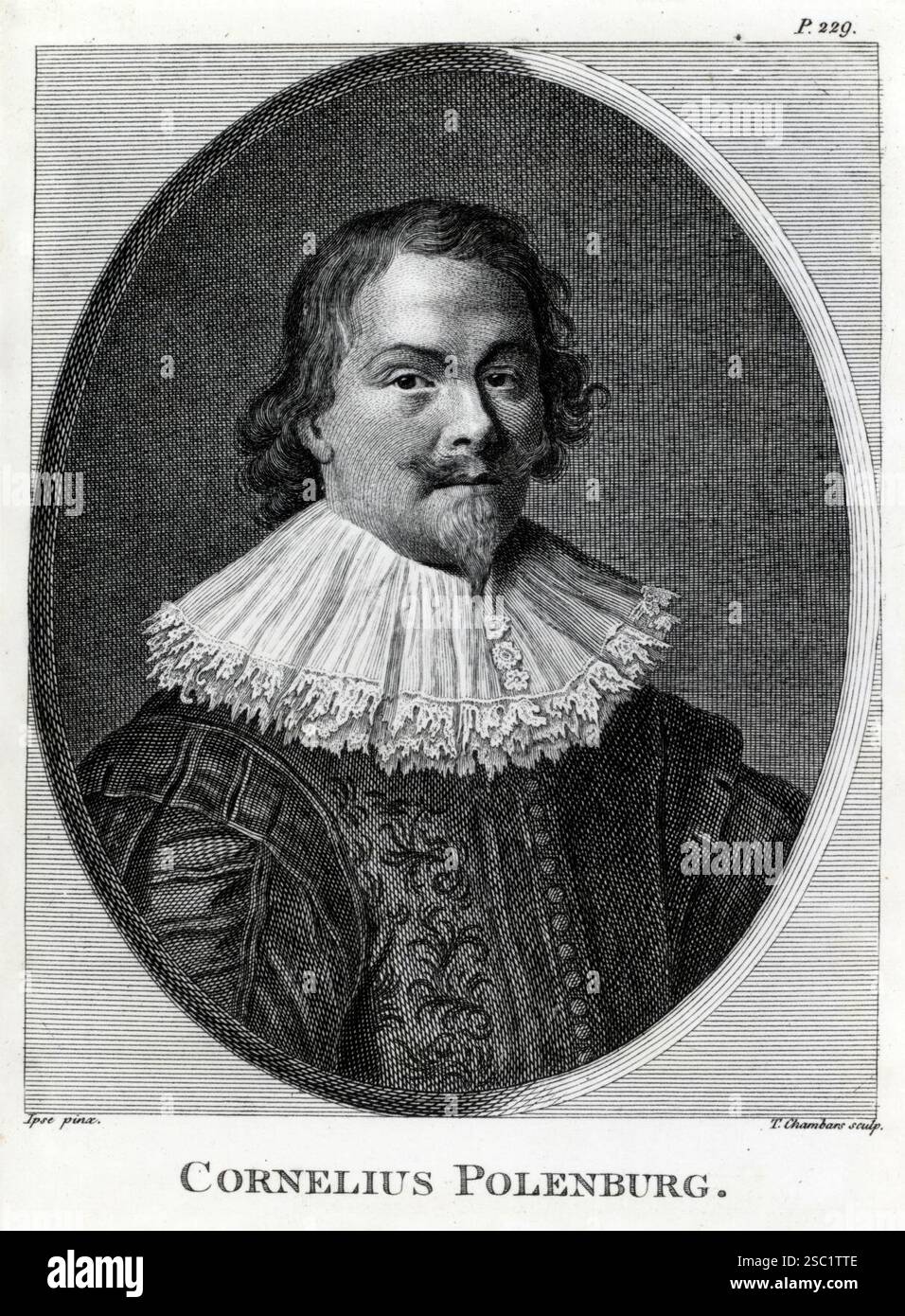 Portret van Cornelis van Poelenburgh geboren Utrecht ca1586 ...