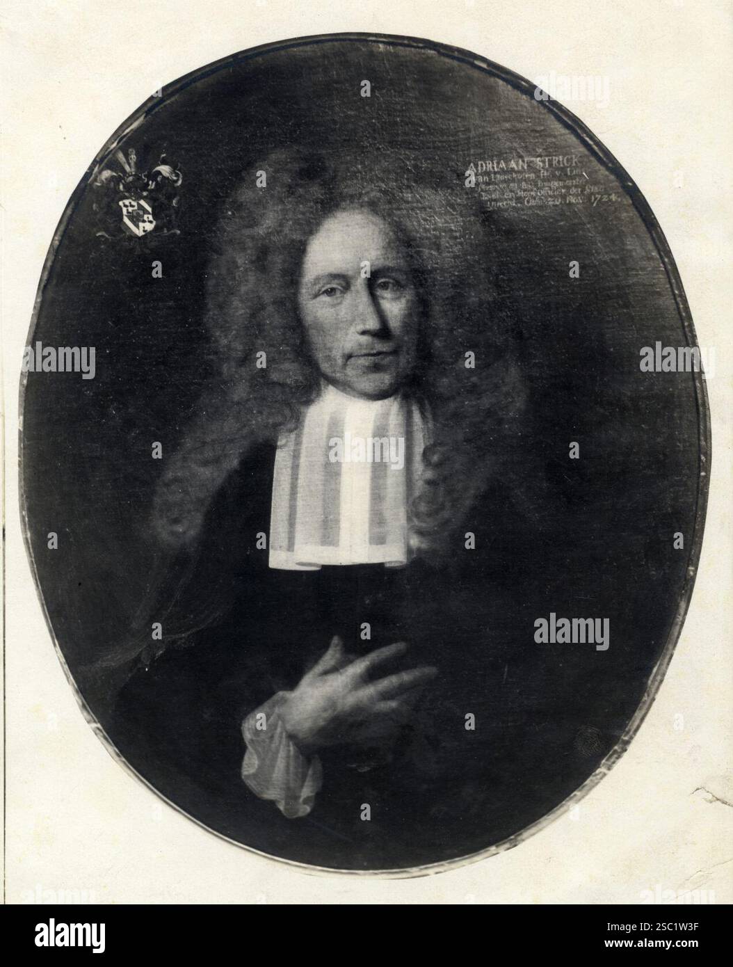 Portret van Adriaan Strick van Linschoten geboren 1650 schepen en ...