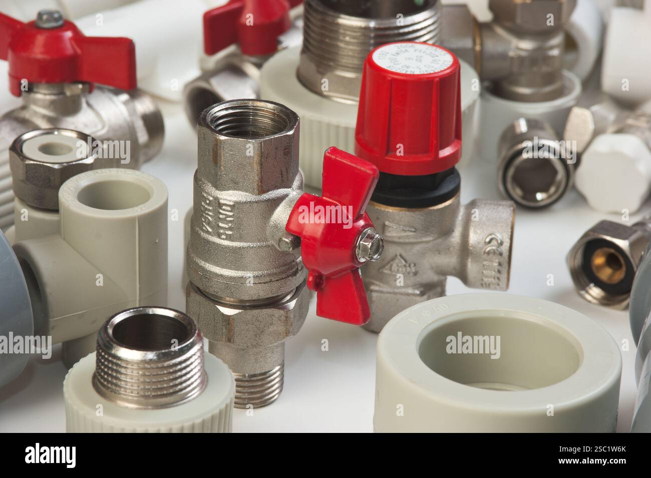 Plumbing fixtures and piping parts Stock Photo - Alamy
