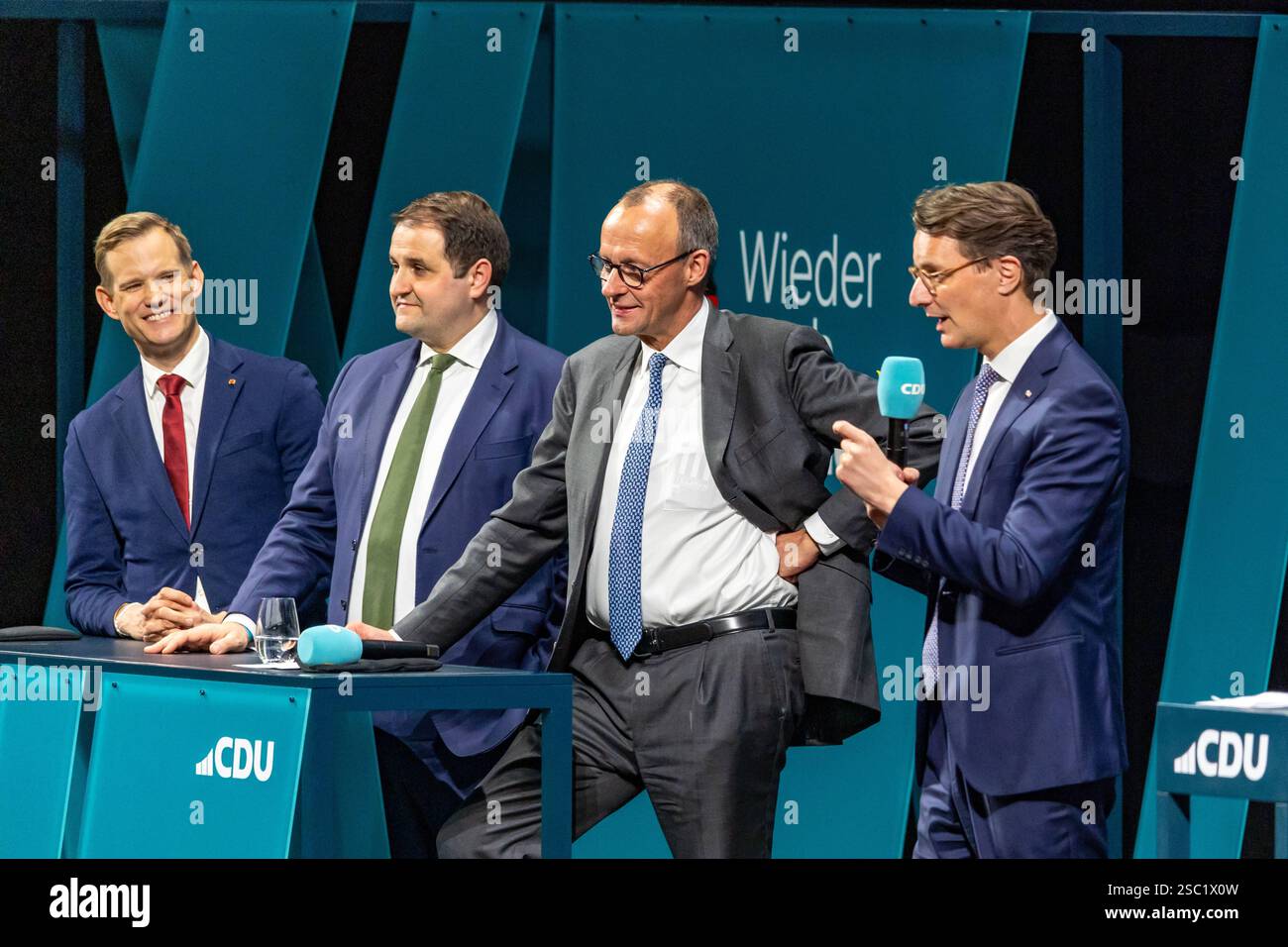 CDU Wahlkampf Tour mit Friedrich Merz in Bonn - 04.02.2025 Virologe und ...